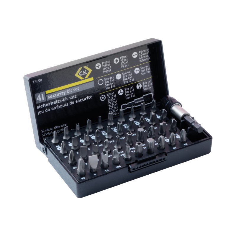 Security Bit Set 41 Piece | Carl Kammerling International Limited