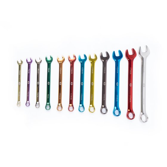 Colour Coded Spanner Set of 12 | Carl Kammerling International Limited