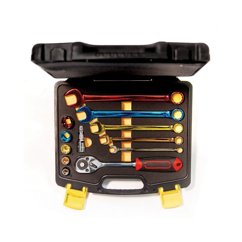 Coloured Socket & Spanner Set | Carl Kammerling International Limited